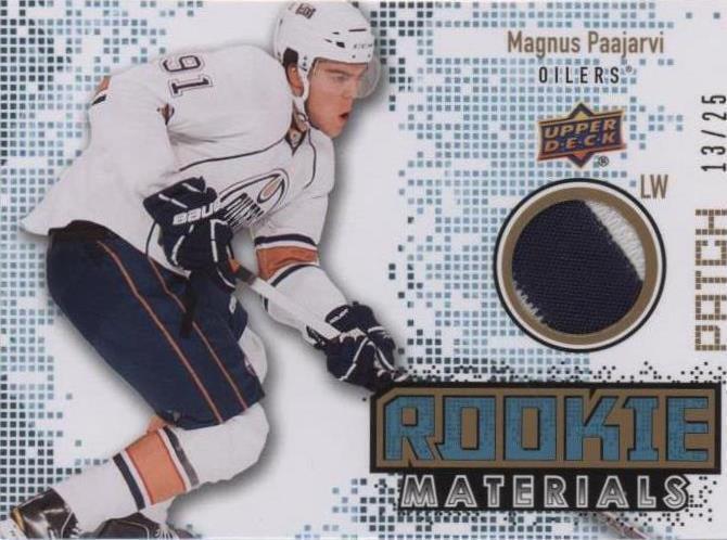 2010-11 Upper Deck - Rookie Materials Magnus Paajarvi #RM-MP Patch /25 ...