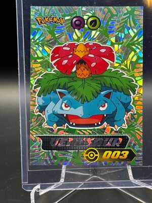 Venusaur 2024 Pokemon Pokedex Vol.3 Cracked Ice Sticker S1 | eBay