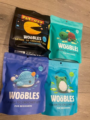 NEW! The Woobles Wobbles Crochet Kit For Beginners Lot of 4 | eBay