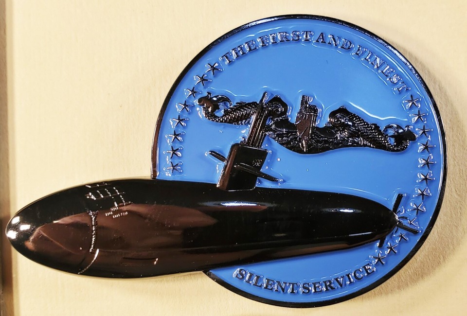 USS Los Angele SSN-688 Submarine challenge Coin US Navy Challenge Coin ...
