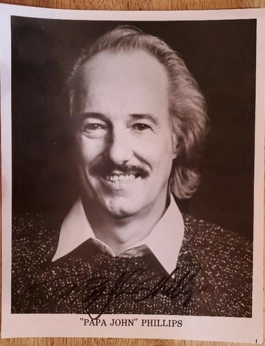 Papa John Phillips Signed Autographed 8x10 Photo Mamas and Papas (D ...