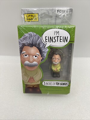 Albert Einstein Figure Little Giants FCTRY 3" Plastic "I'M EINSTEIN ...