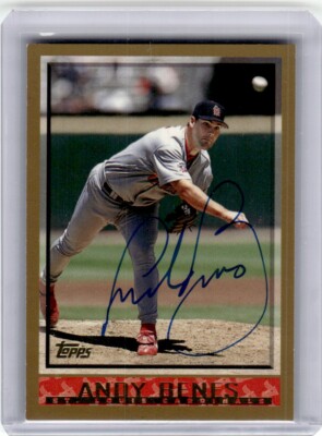1998 Topps Andy Benes Auto St. Louis Cardinals #354 Signed IP | eBay