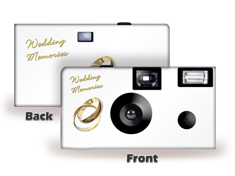 10 Pack Gold Rings Disposable Cameras, wedding camera (F50406) | eBay