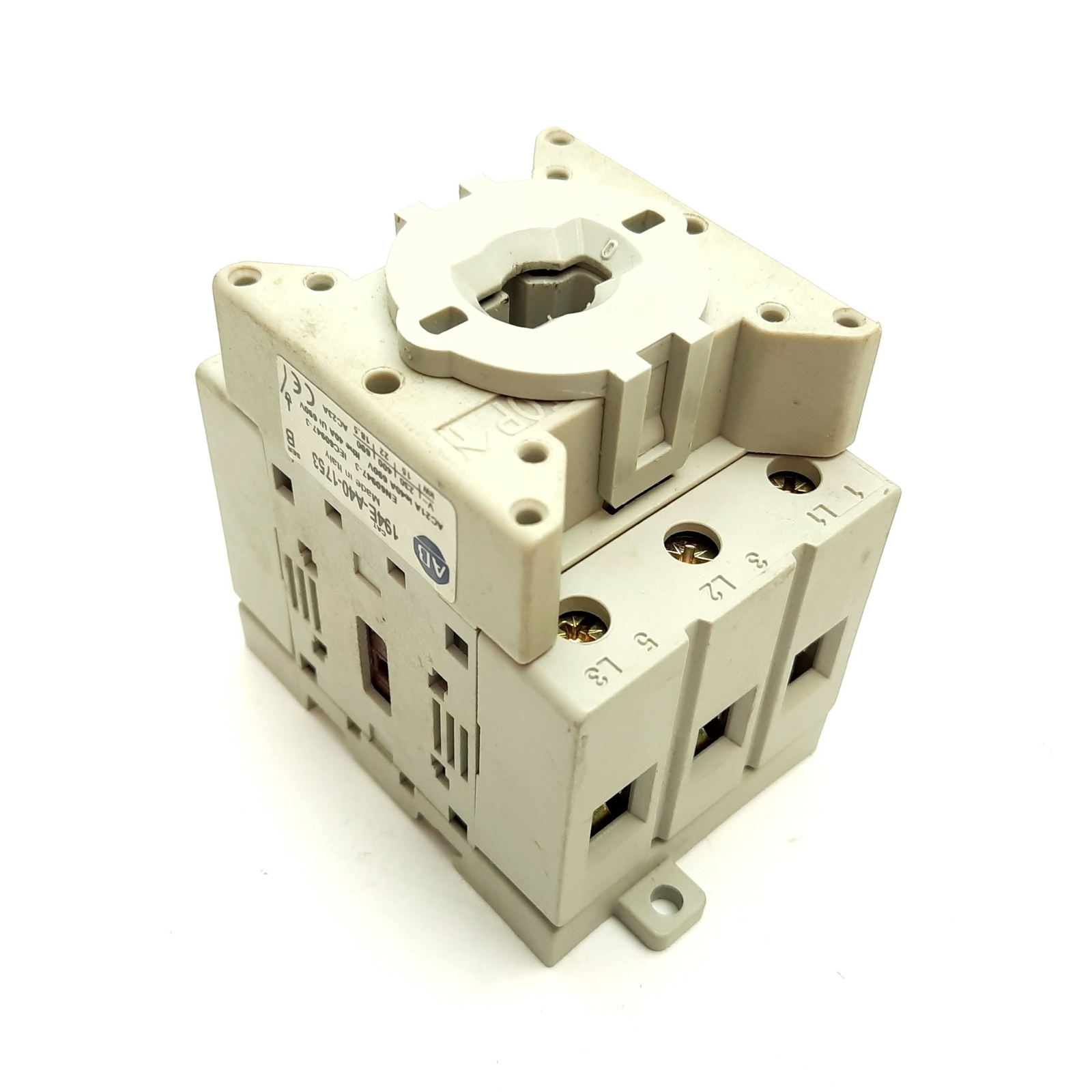 Allen Bradley 194E-A40-1753 Disconnect Load Switch 3-Pole, 600VAC 40A ...