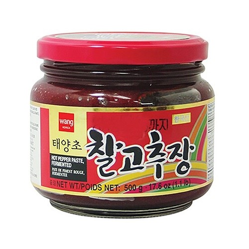 Wang Gochujang Korean Hot Pepper Paste Sauce Seasoning 태양초찰고추장 1Kg ...