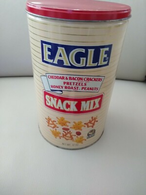 EAGLE Snack Mix Tin Vintage Collectible | eBay