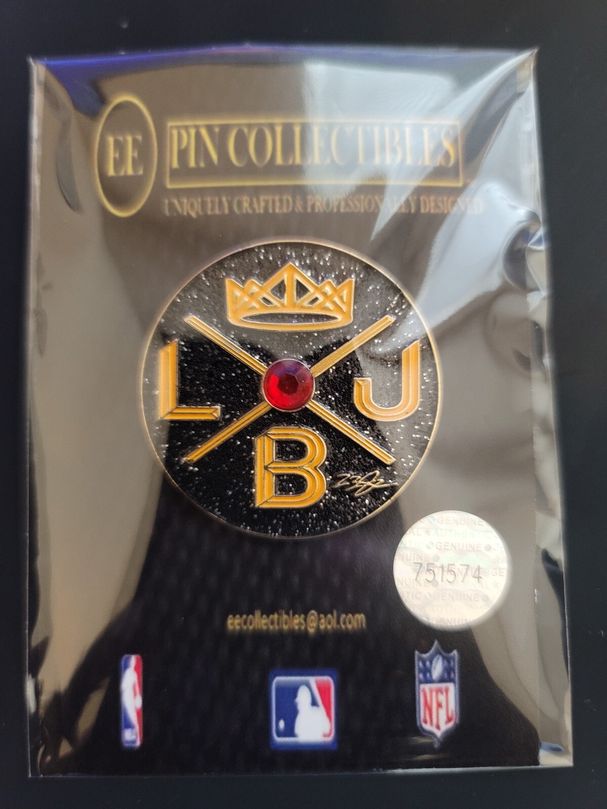 Miami Heat LeBron James NBA Career Lapel Pin 1 .5" Crimson Gemstone | eBay