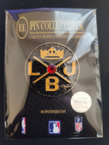 Miami Heat LeBron James NBA Career Lapel Pin 1 .5" Crimson Gemstone | eBay