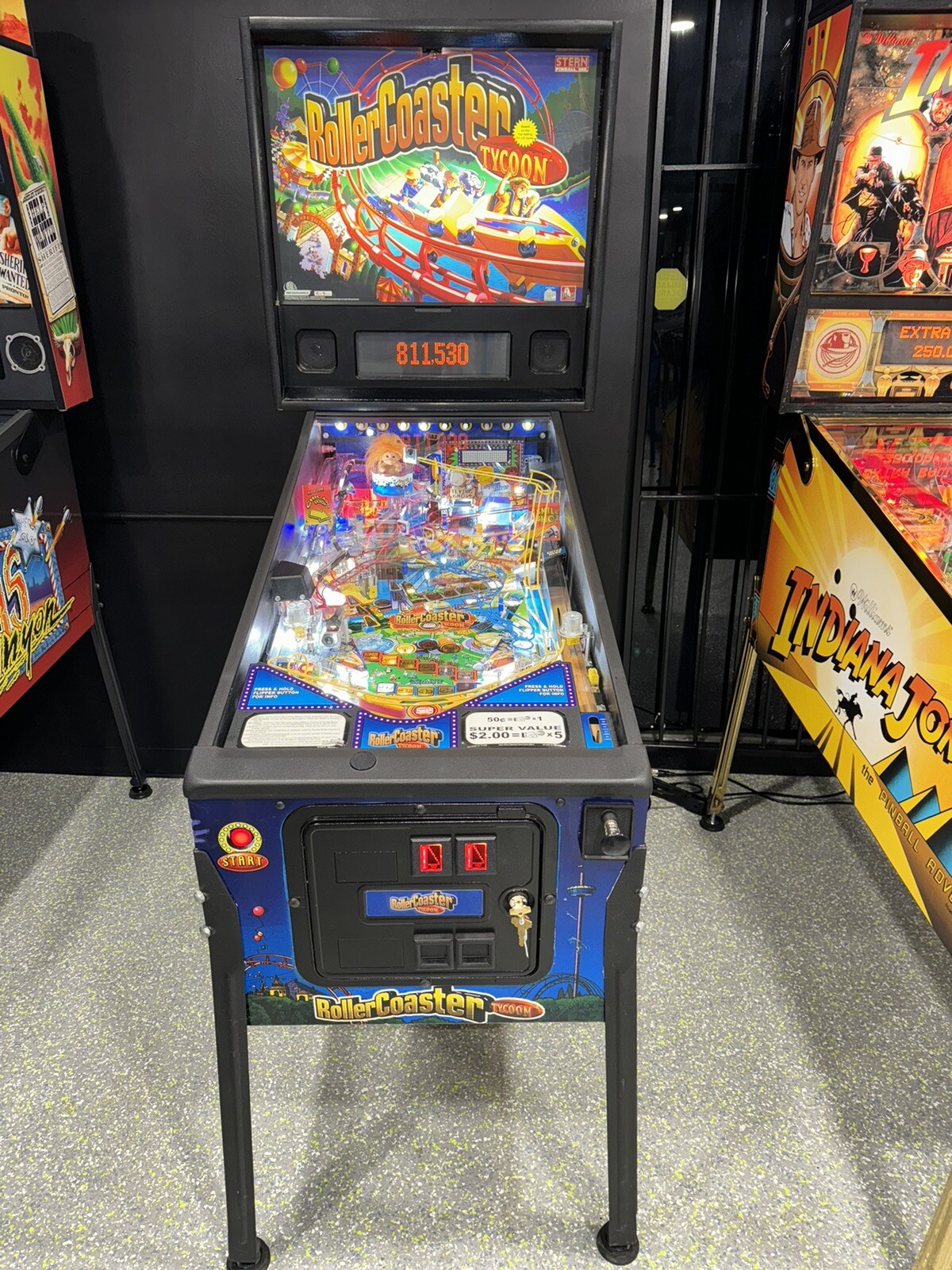 Roller Coaster Tycoon Pinball Machine Stern Orange County Pinballs Free ...