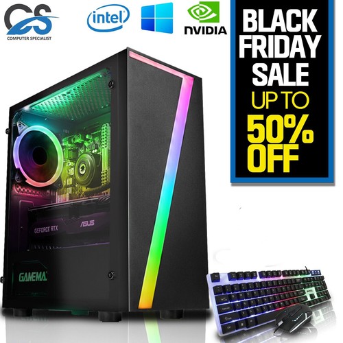 Gaming PC Desktop i7 i5 i3 2TB+480GB SSD 16GB RAM NVIDIA GTX 1660 ...