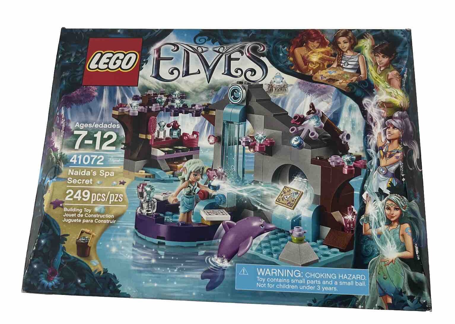Lego ELVES 41072 ~ NAIDA'S SPA SECRET New in Box with Delphia DOLPHIN ...