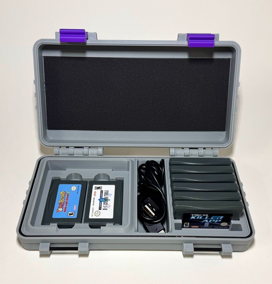 Protective Game Boy Advance SP Case: GBA Carrying Case w/ Accessory ...