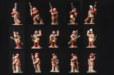15mm Colonies Asunder - AWI Woodland Indian figures by Turner ...