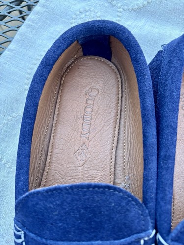 Quoddy Penny Driving Mocs, Navy Blue Suede, NWOB, Size 7.5 Men’s | eBay