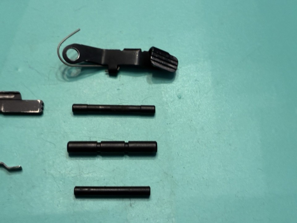 USED OEM GLOCK 23 GEN 3 LOWER PARTS TRIGGER SLIDE STOP MAG CATCH PINS ...