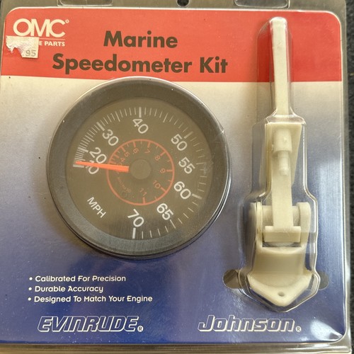 BRP Evinrude Johnson Marine Boat Speedometer Gauge Kit 174819 3 1/4 ...