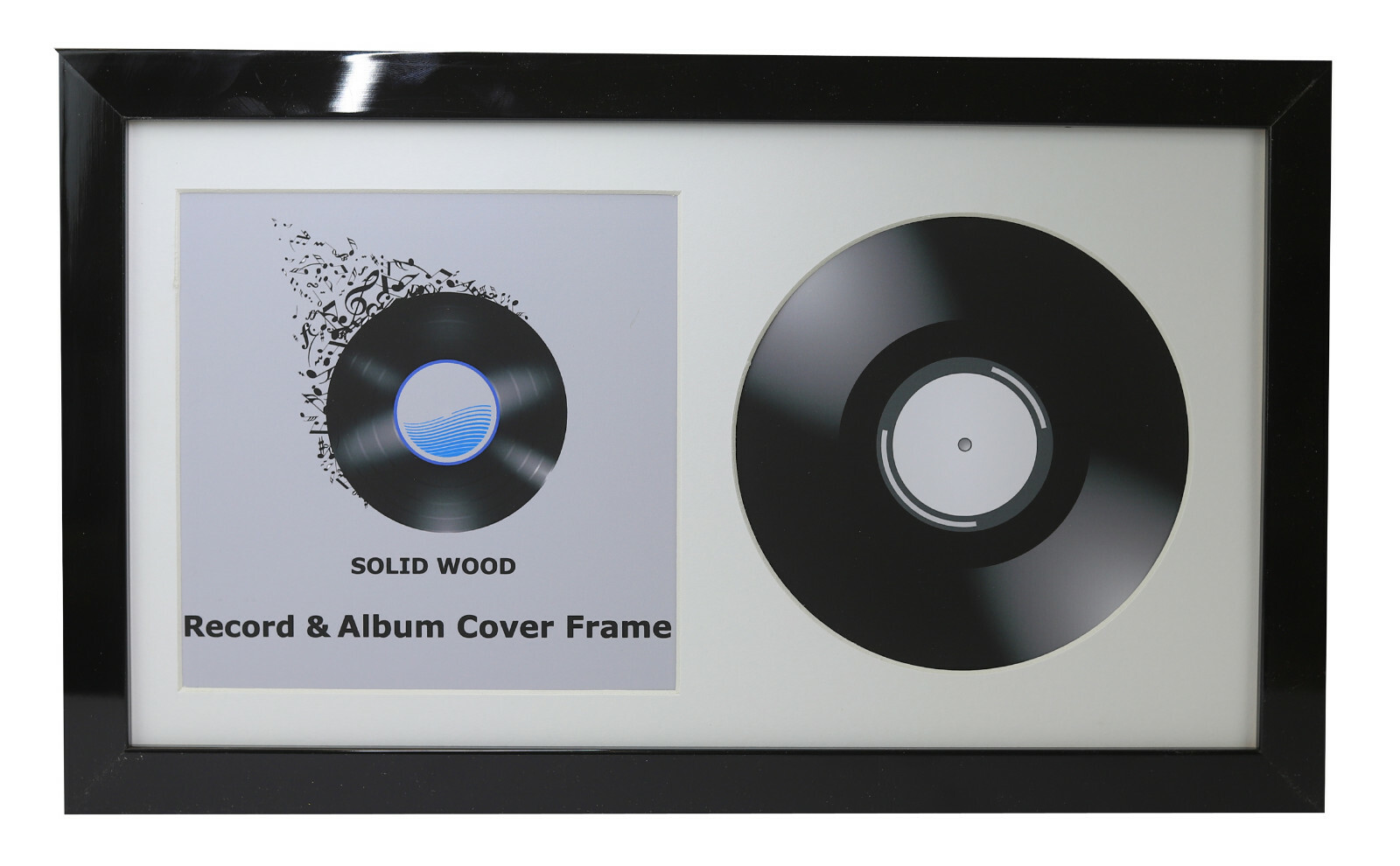 12" / 10" / 7" Vinyl LP Record and Album Cover Frame Memorabilia Wall ...