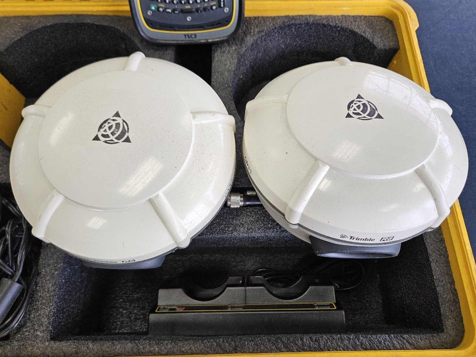 Trimble R8 Model 3 GPS GNSS Galileo RTK UHF Base & Rover Kit w/ TSC3 ...