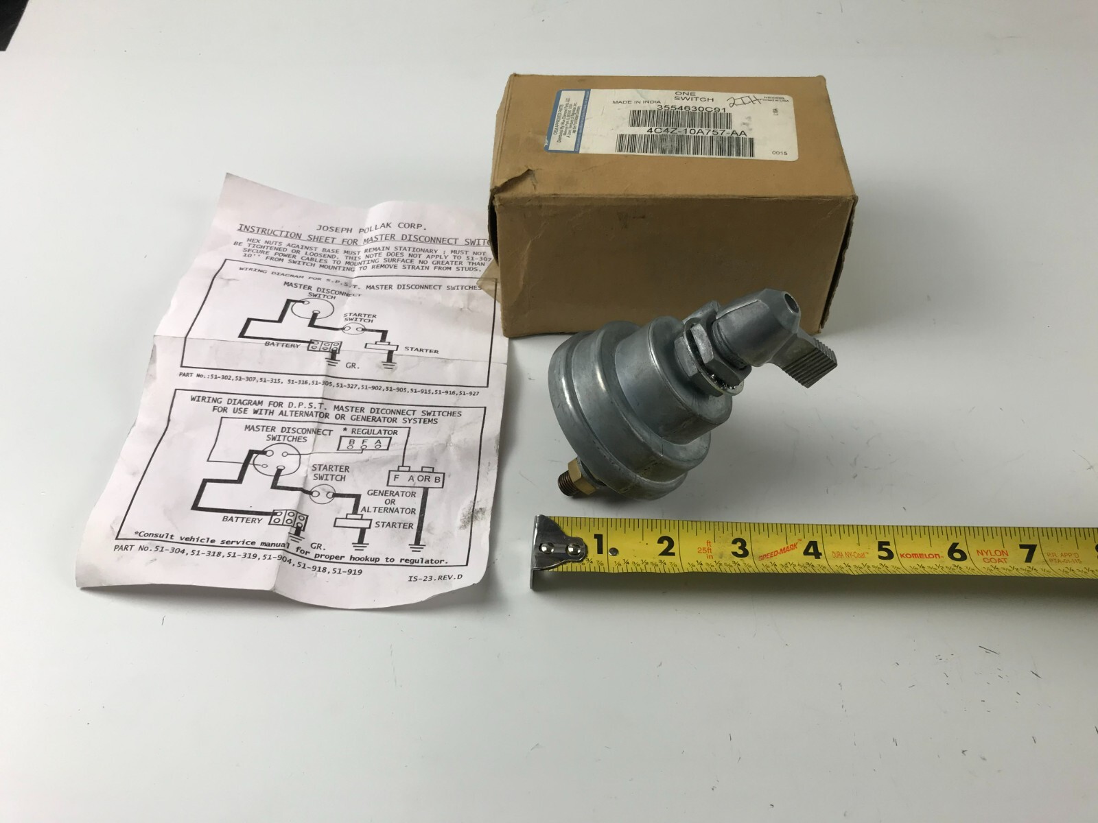 International 3554630C91 Battery Switch Di for Commercial Trucks for ...