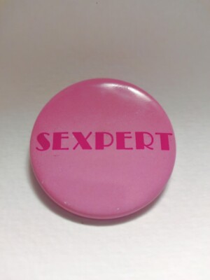 Rare Original 1969 NOS Sexpert Hippy Counter Culture Pin 1.5" Pinback ...