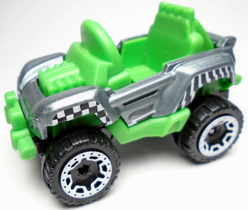2024 HOT WHEELS BOGZILLA GREEN & SILVER 1:64 DIECAST 2 3/8" CAR W ...