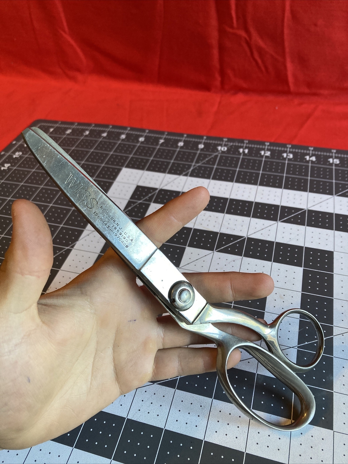 Vintage Wiss Teeth Scissors Pats. 1959190 1965443-1970408 Made in ...