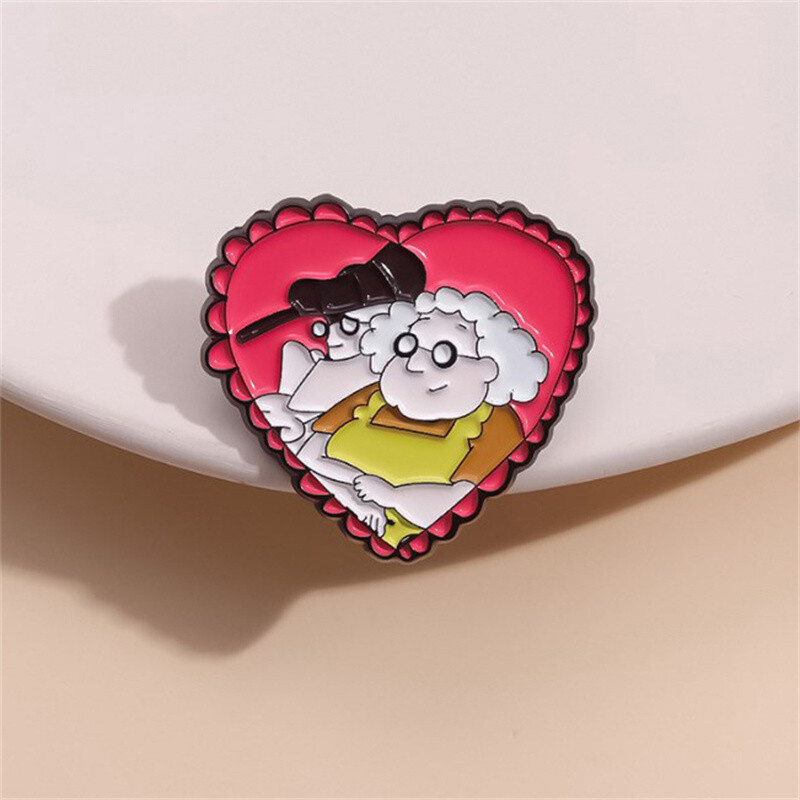 Family Comedy Anime Enamel Pin Badge Custom Cartoon Character Brooch ...