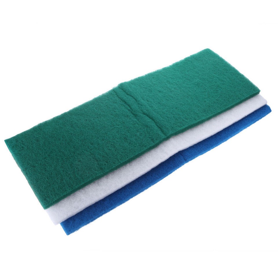 Aquarium Pond Filter Floss Pad Media Reusable 3/4 - 1" Thick, 12" x 36 ...