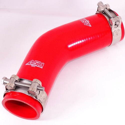 45 Degree Reducing Elbow Hose - Step Down Pipe with 2 x Stainless Steel ...