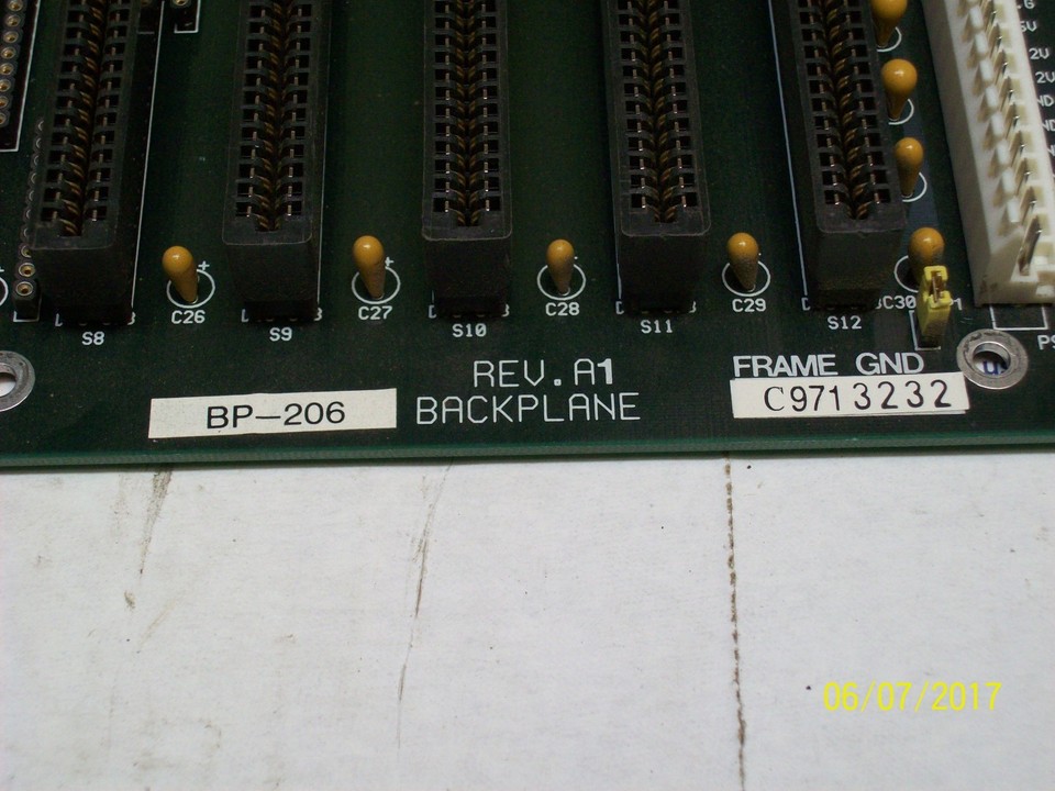 BACKPLANE 1902610601 , BP-206 REV A1 | eBay