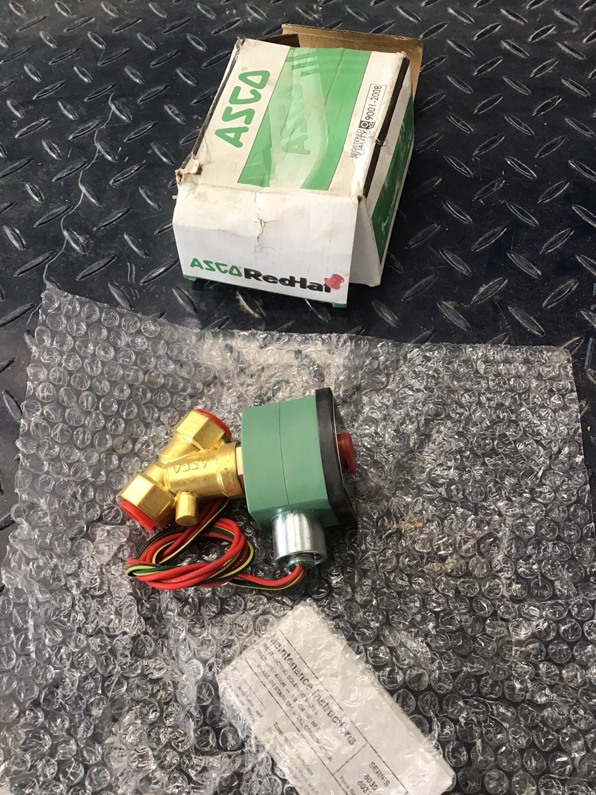 NIB Azco Red Hat II Solenoid Valve 8030G017120/60 8030G017 | eBay