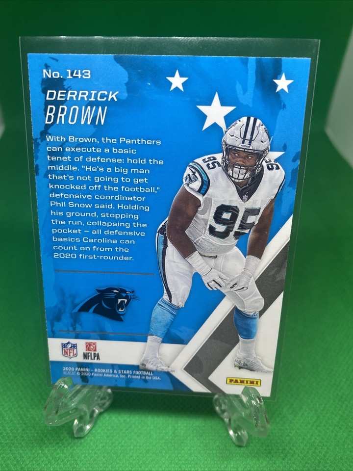 2020 Rookies and Stars #143 Derrick Brown RC Rookie | eBay