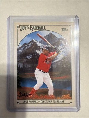 2023 Topps X Bob Ross The Joy Of Baseball #18 Jose Ramirez | eBay UK