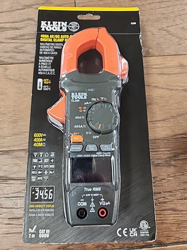 Klein Tools CL390 Auto-Ranging Digital Clamp Meter (CL390) 92644692871 ...