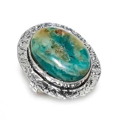 Amazonite Gemstone 925 Sterling Silver Jewelry Ring Size 9 X-Mas Gift j531 | eBay