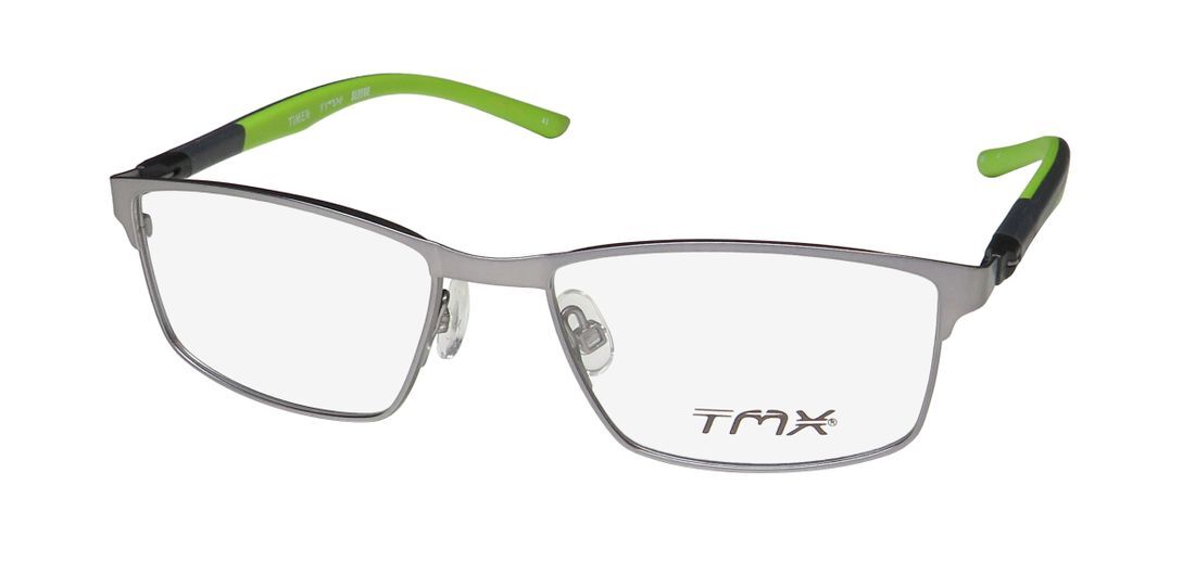 NEW TIMEX TMX SLEEVE EYEWEAR 48-15-130 FULL-RIM GM GRAY METAL & PLASTIC ...