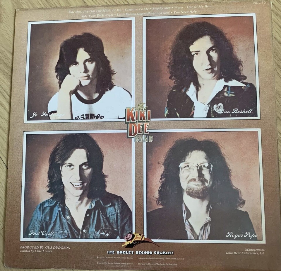 THE KIKI DEE BAND - I'VE GOT THE MUSIC IN ME - 1974 ROCKET RECORDS LP ...