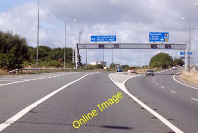 Photo 12x8 M5 junction 18 Shirehampton The exit for the A4 heads west ...