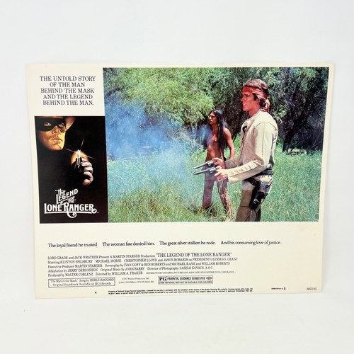 The Legend Of The Lone Ranger Collectible Movie Lobby Card No.4 | eBay