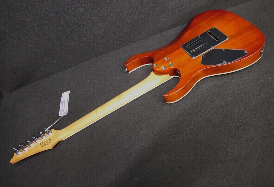 IBANEZ GRG220PA1 BKB ELECTRIC GUITAR Sharktooth Inlays TREMOLO BRIDGE ...