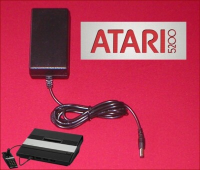 AC Adapter Power Supply Cord Plug for Atari 5200 2 & 4 Port Console ...