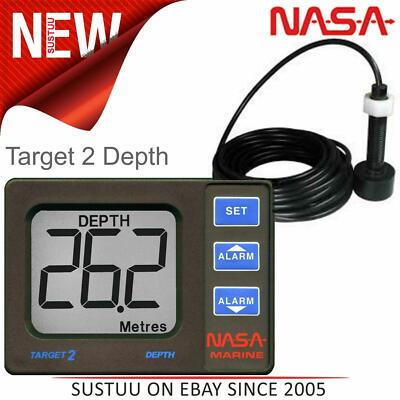NASA Marine Target 2 Boats Depth Sounder Instrument with Transducer ...