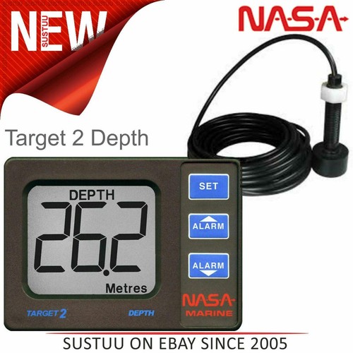 NASA Marine Target 2 Boats Depth Sounder Instrument with Transducer ...