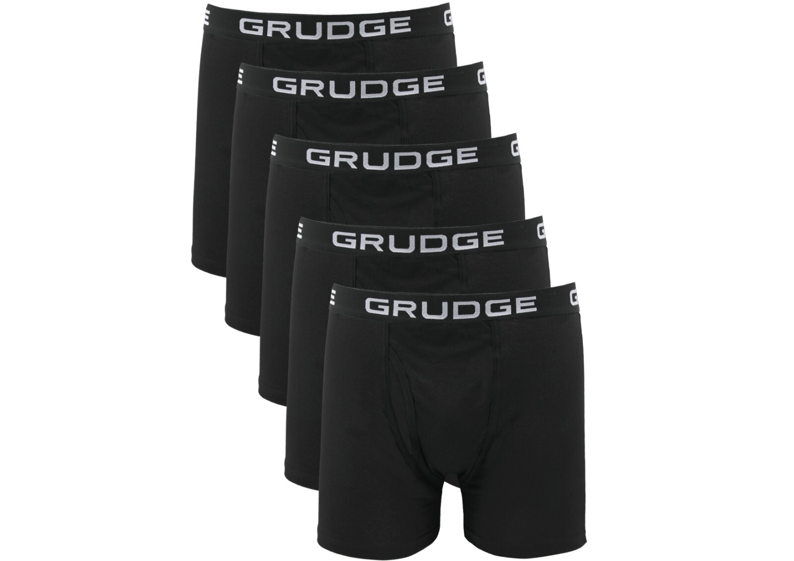 GRUDGE Men's Boxers Shorts (5 Pack) Underwear Gift Set Comfortable ...