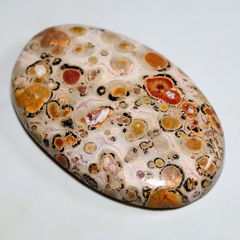 HIGH QUALITY NATURAL LEOPARD SKIN JASPER OVAL CABOCHON UNTREATED ...
