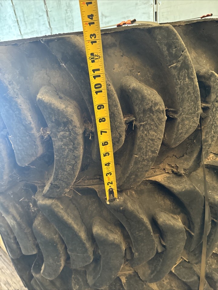 13.00-24 Extreme Duty R-4 Solid Rubber Telehandler Tires CAT, SkyTrak ...