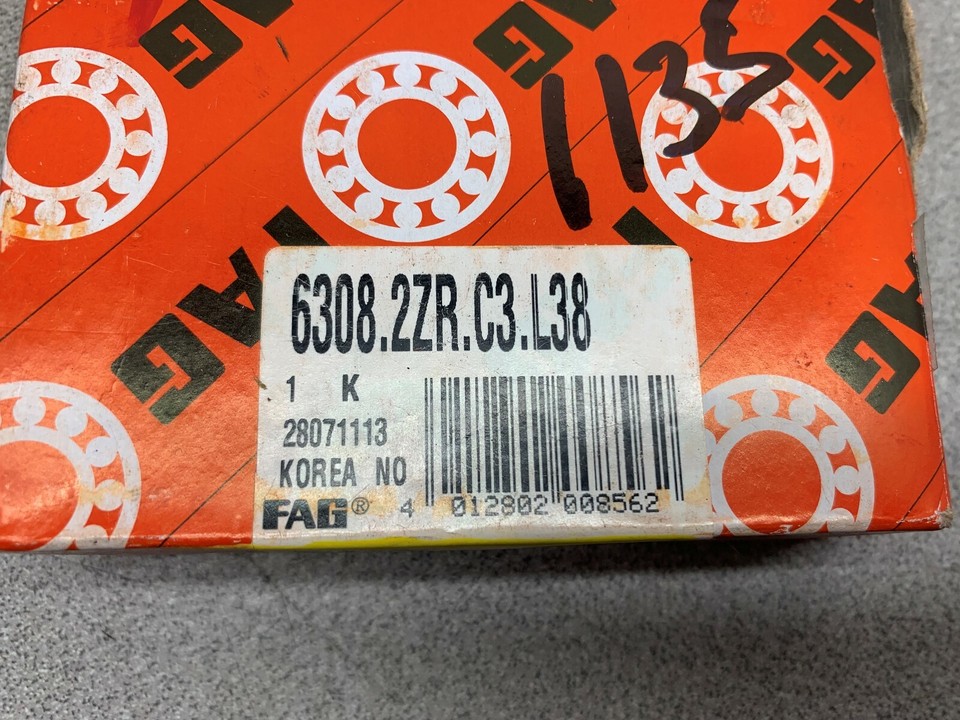 NEW IN BOX FAG BEARING 6308.2ZR.C3.L38 | eBay