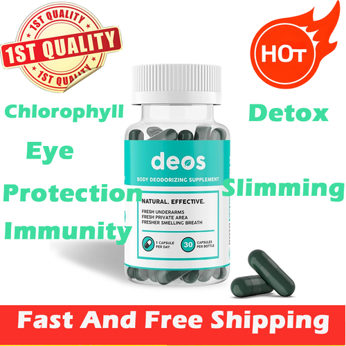 NEW DEOS Internal Deodorant Supplement–DEOS Full Body Deodorizer -BUY2 ...