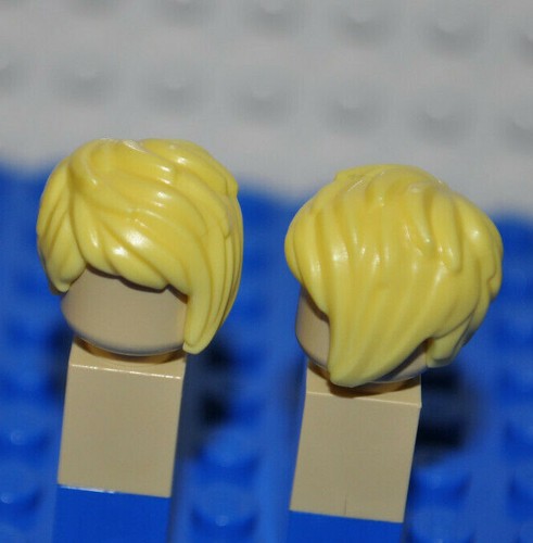 LEGO PARTS - 1X MINIFIGURE BRIGHT YELLOW WIG/HAIR PIECE/FEMALE/SHORT ...